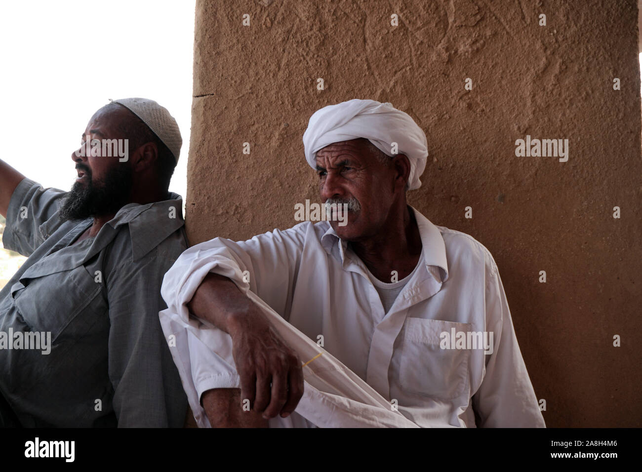 Elder Siwans attend the traditional Siyaha ritual in Dakrour Mountain ...