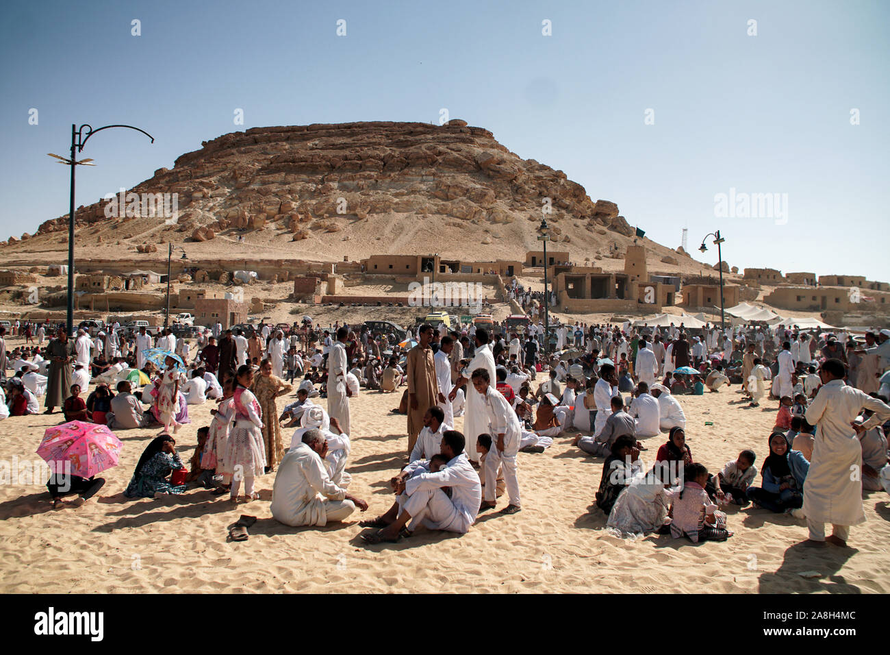 Siwan people gather for the common meal during the traditional Siyaha ...
