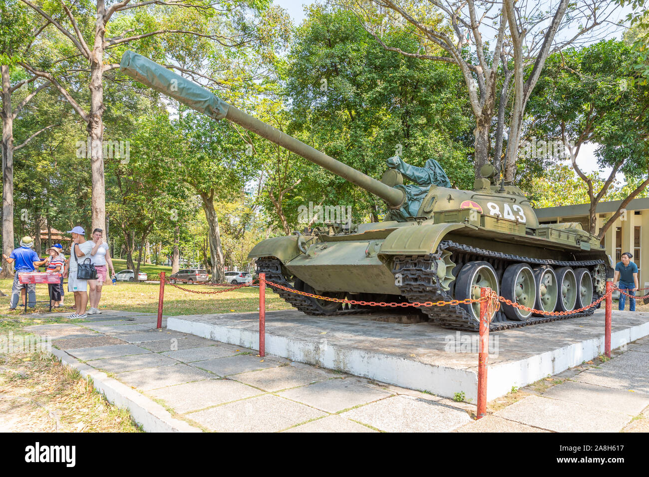 Ho Chi Minh City / Vietnam - March 03 2019: Tank at Reunification ...