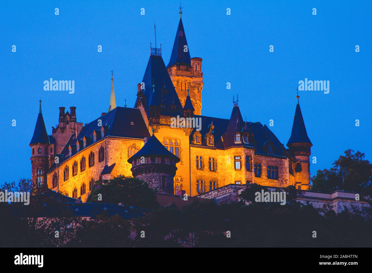 Schloss wernigerode historic castle hi-res stock photography and images ...