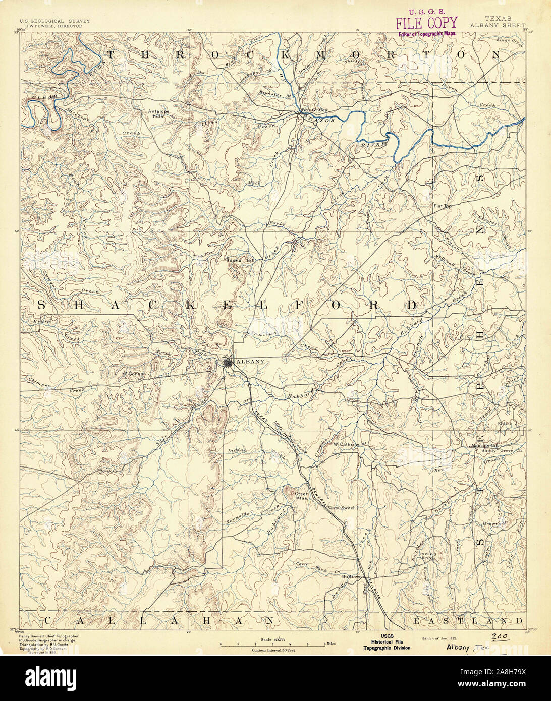 Historical albany map hi-res stock photography and images - Alamy