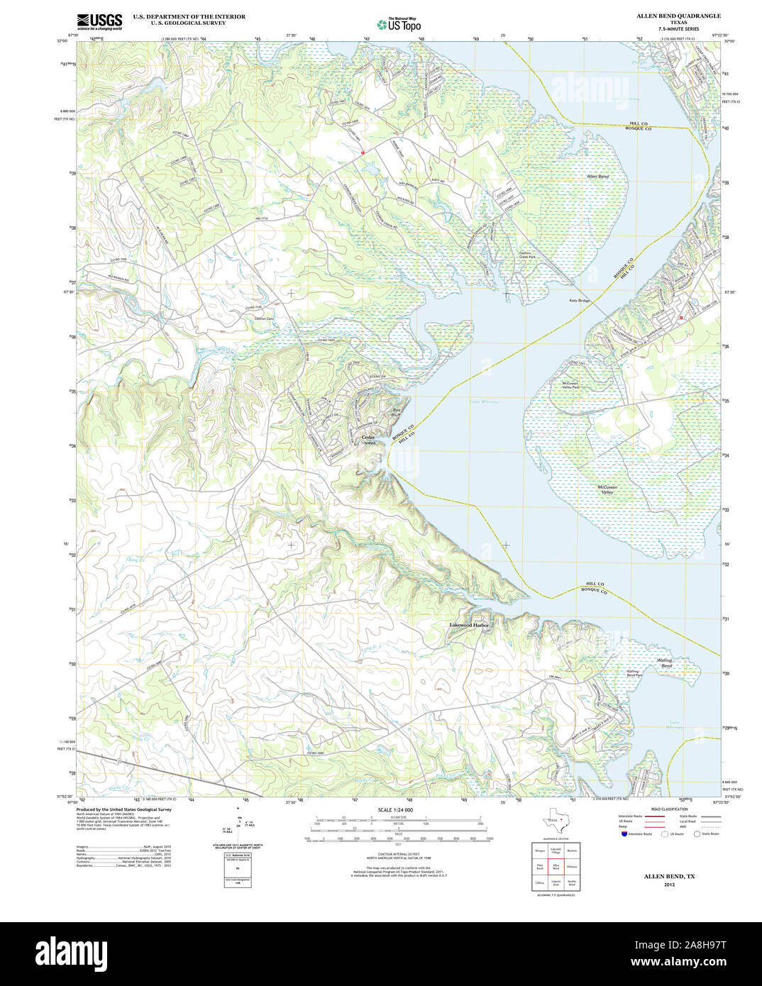 Allen texas map hi-res stock photography and images - Alamy