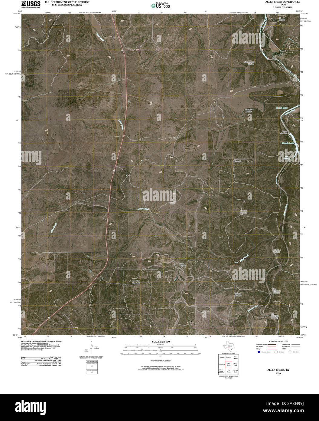 Allen texas map hi-res stock photography and images - Alamy