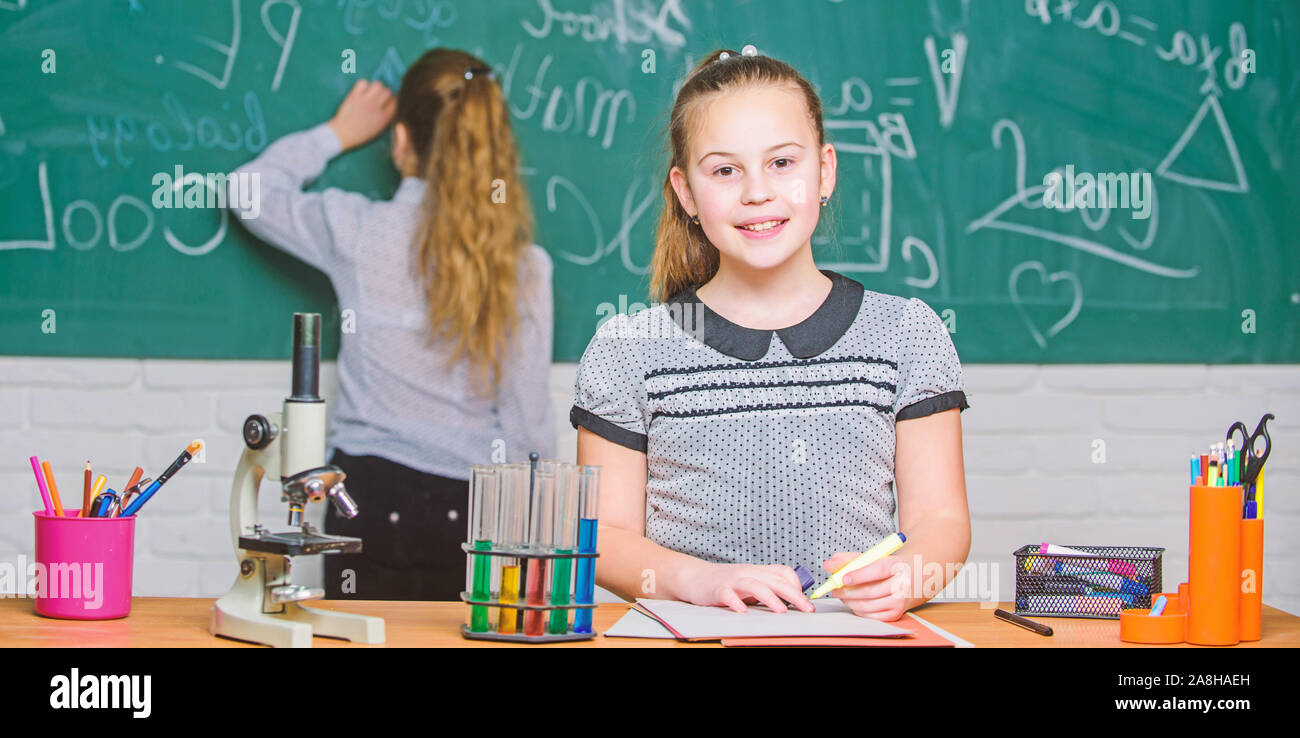 Make studying chemistry interesting. Educational experiment concept ...