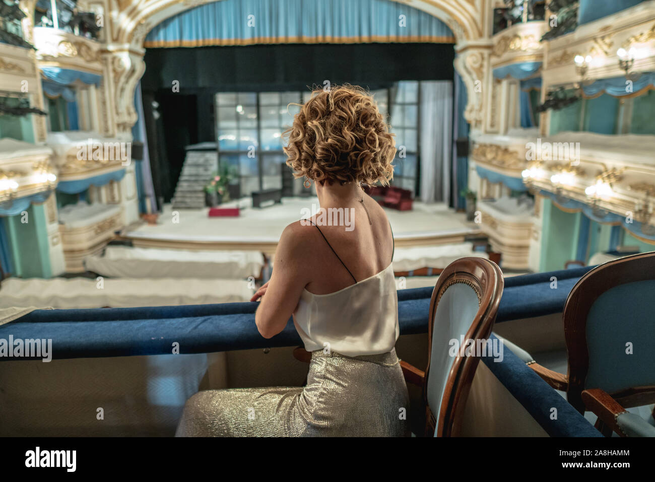 Woman looking at opera house hi-res stock photography and images - Alamy