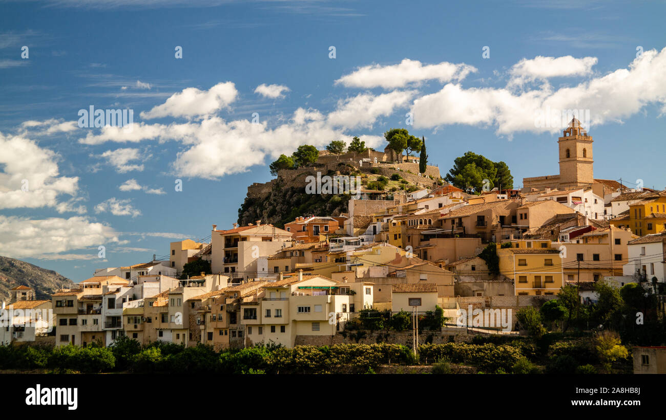 Castle and Church Stock Photo - Alamy