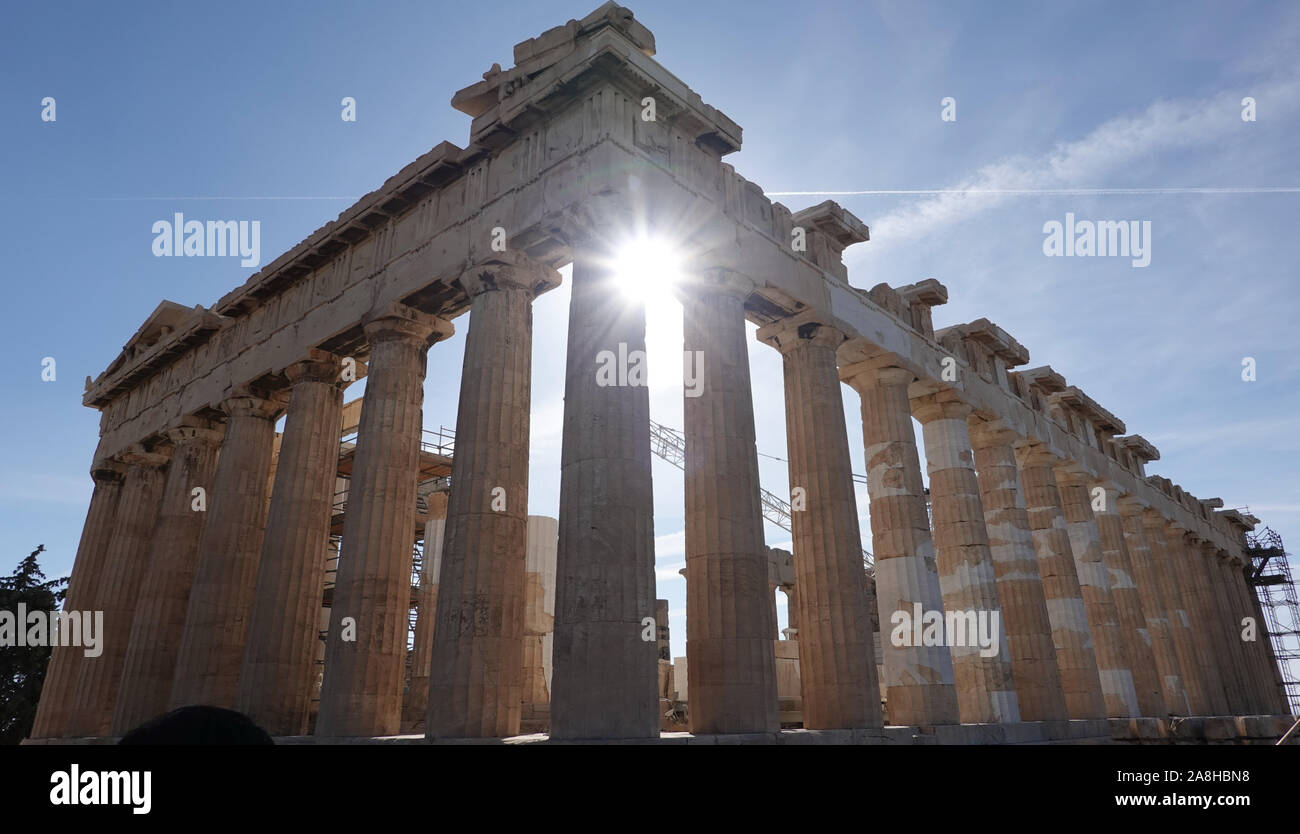 The parthenon temple on the acropolis hi-res stock photography and ...