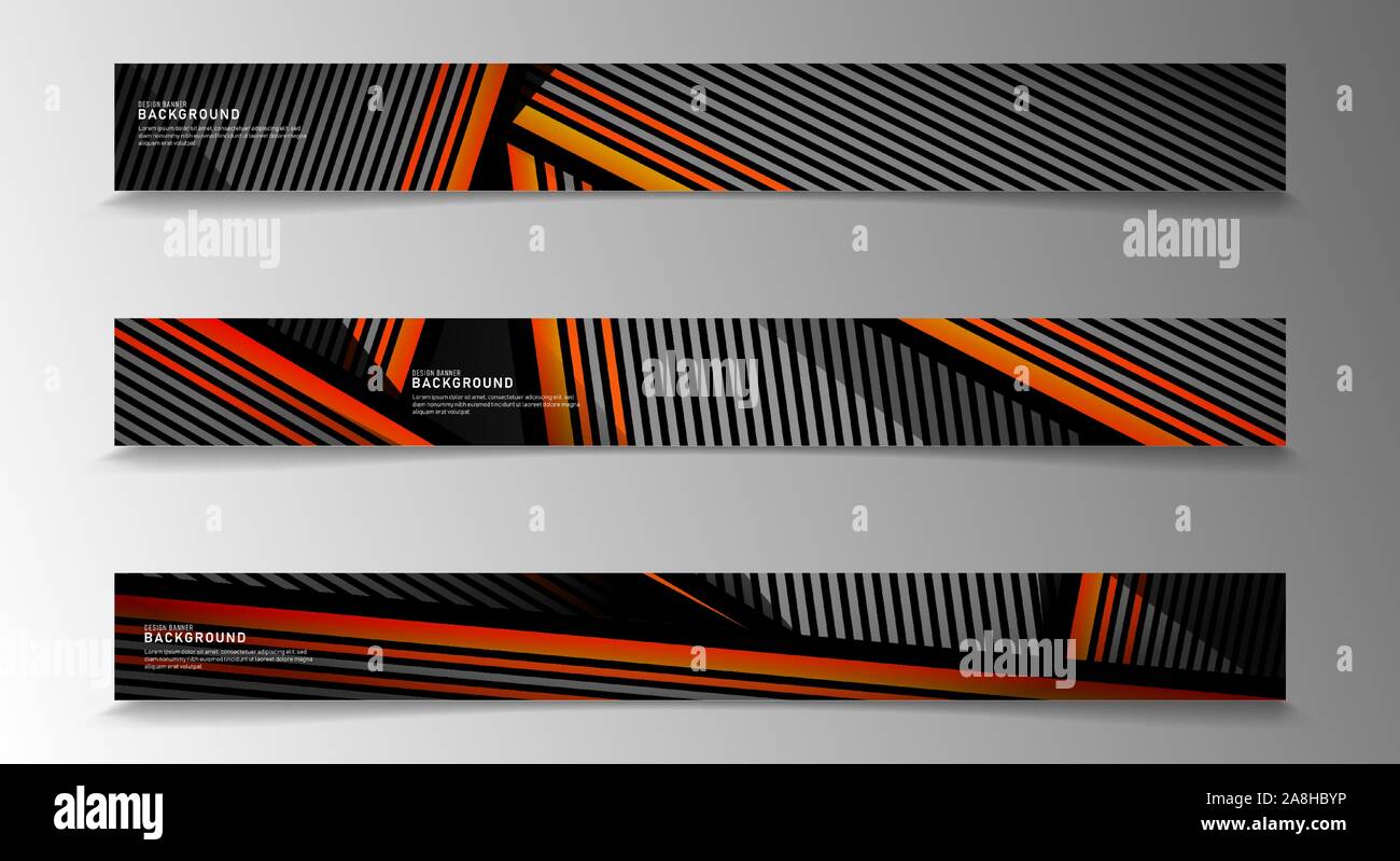 collection vector banners. abstract striped background with white and ...