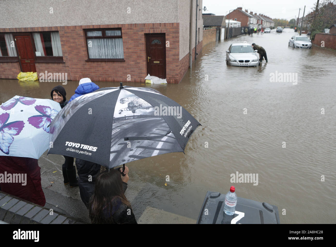 Flooding in the Bentley area of Doncaster after a months rainfall fell ...