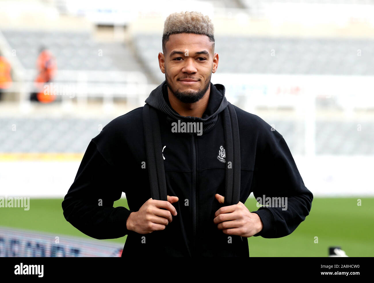 Newcastle United's Joelinton arrives at the stadium ahead of the ...