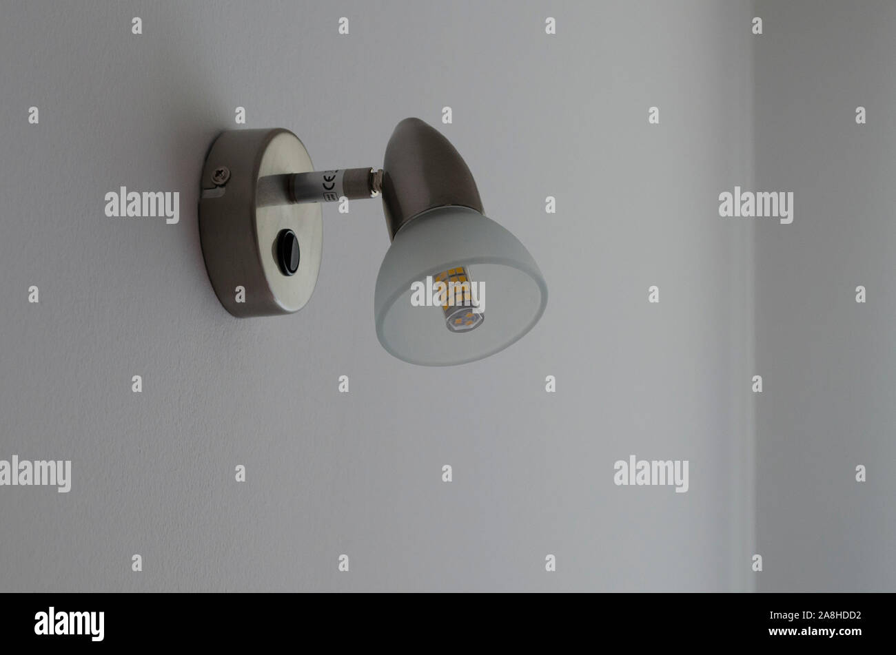 Close up of wall lamp Stock Photo - Alamy
