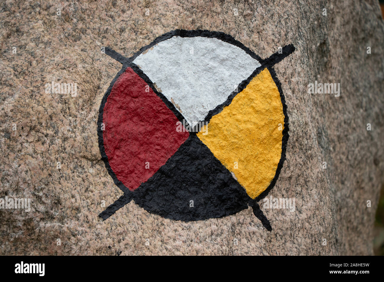 Medicine wheel north america hi-res stock photography and images - Alamy