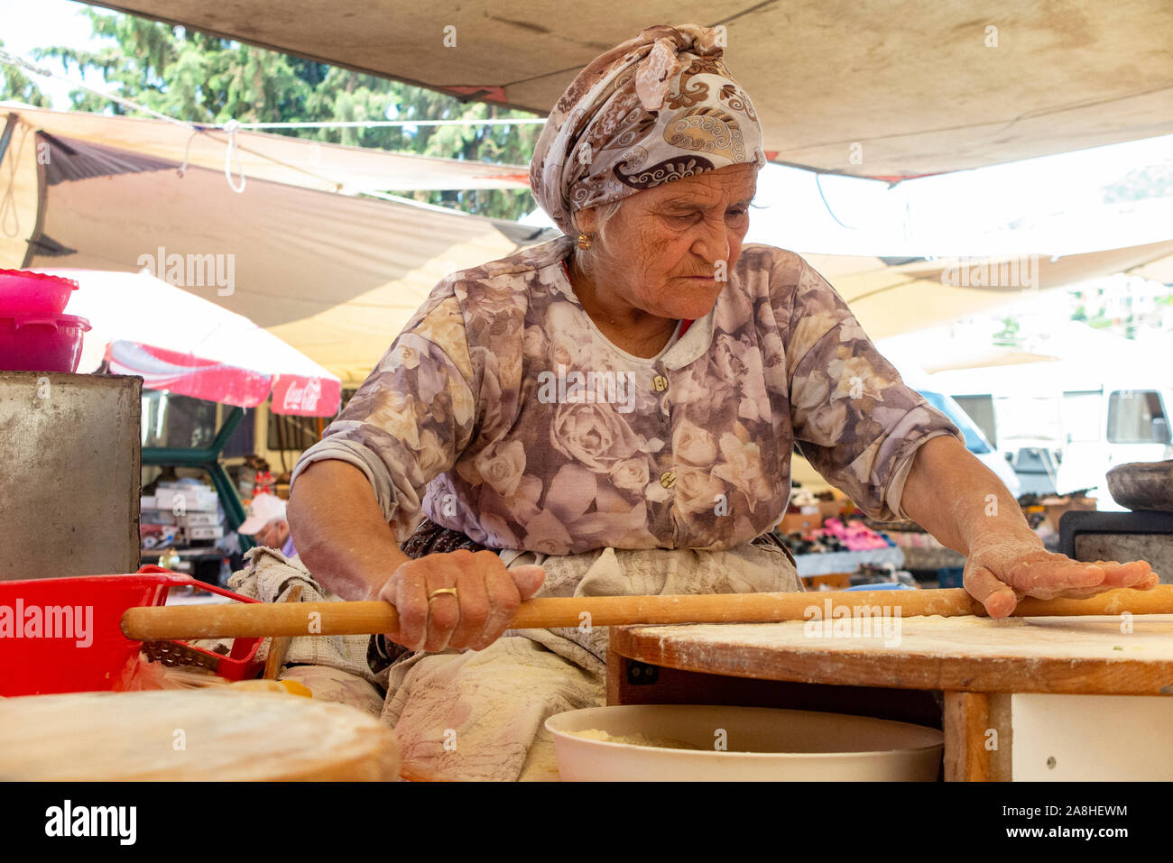 Elderly turkish village woman hi-res stock photography and images - Alamy