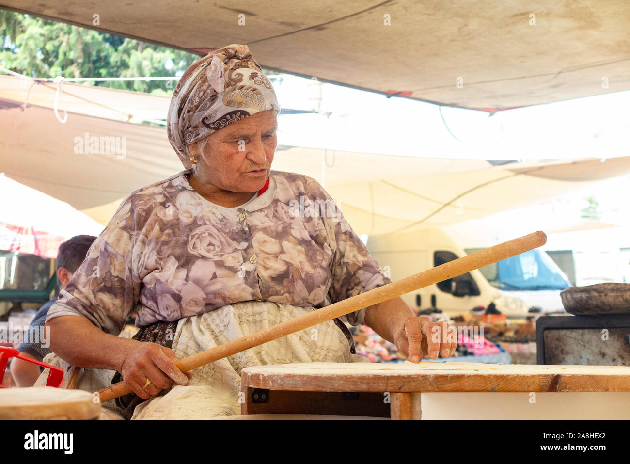 Elderly turkish village woman hi-res stock photography and images - Alamy