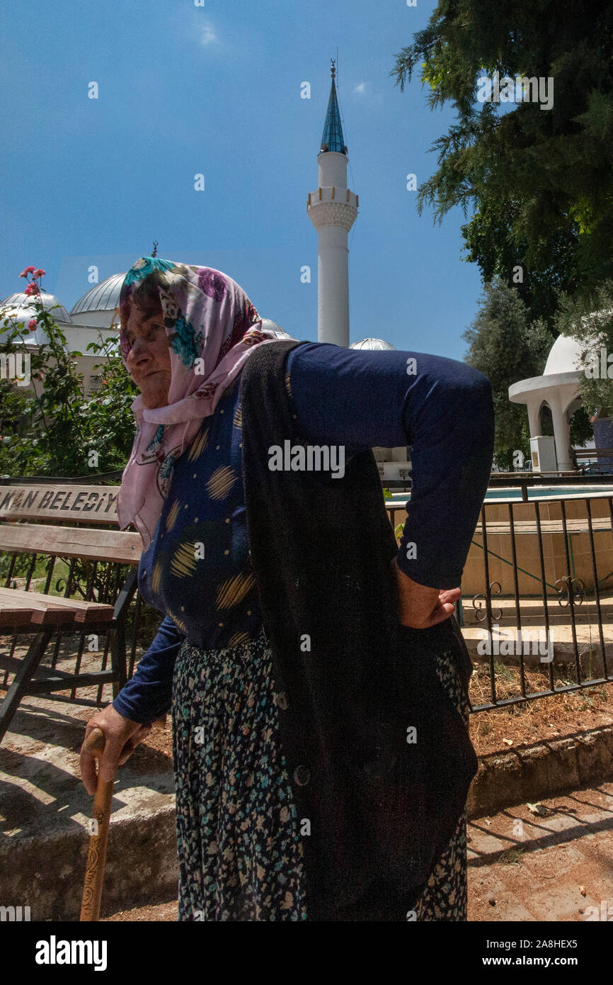 Elderly turkish village woman hi-res stock photography and images - Alamy