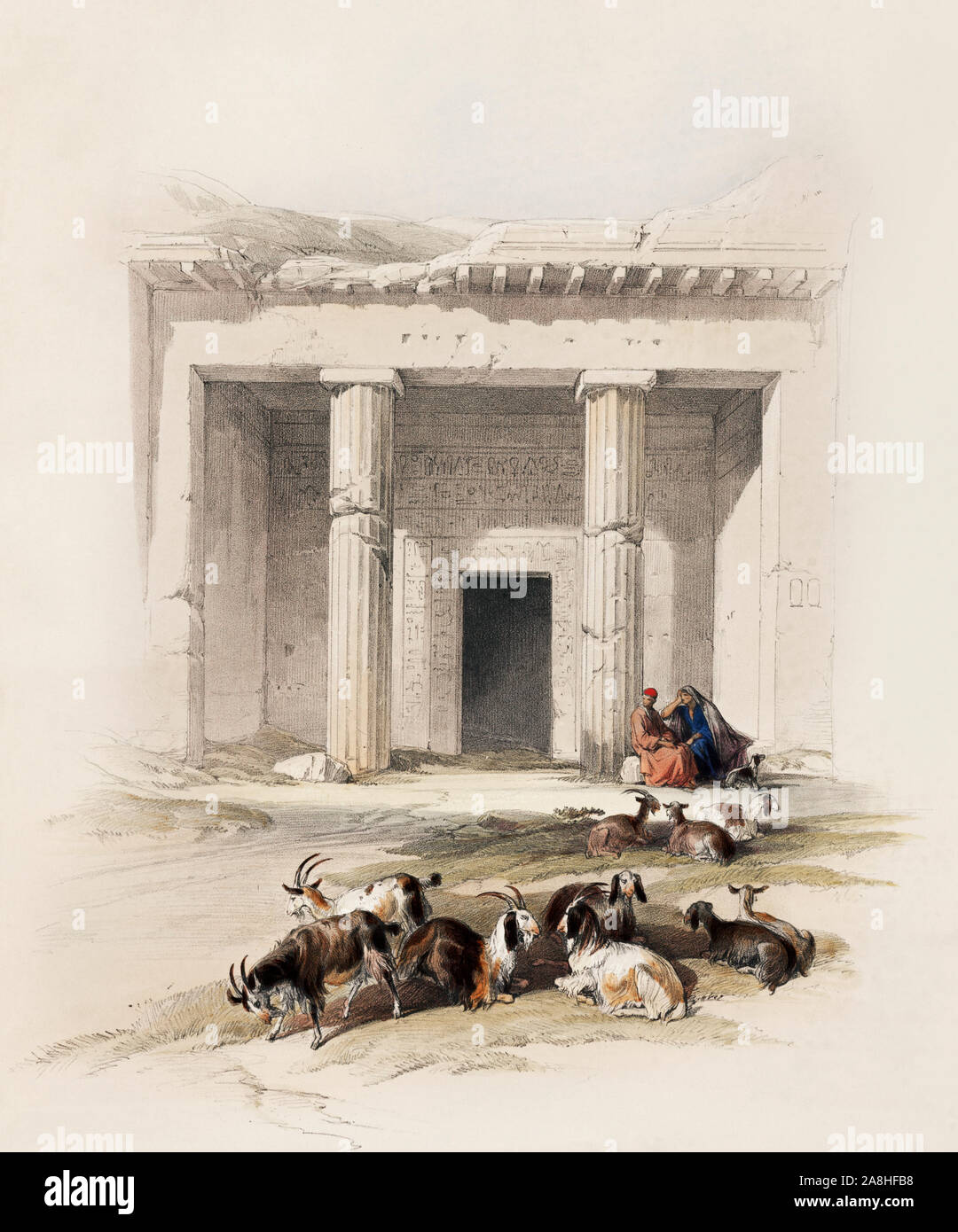 Egyptian beni hasan tomb hi-res stock photography and images - Alamy