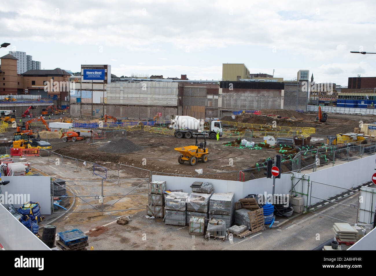 The Glass Works development building site which will house the new ...