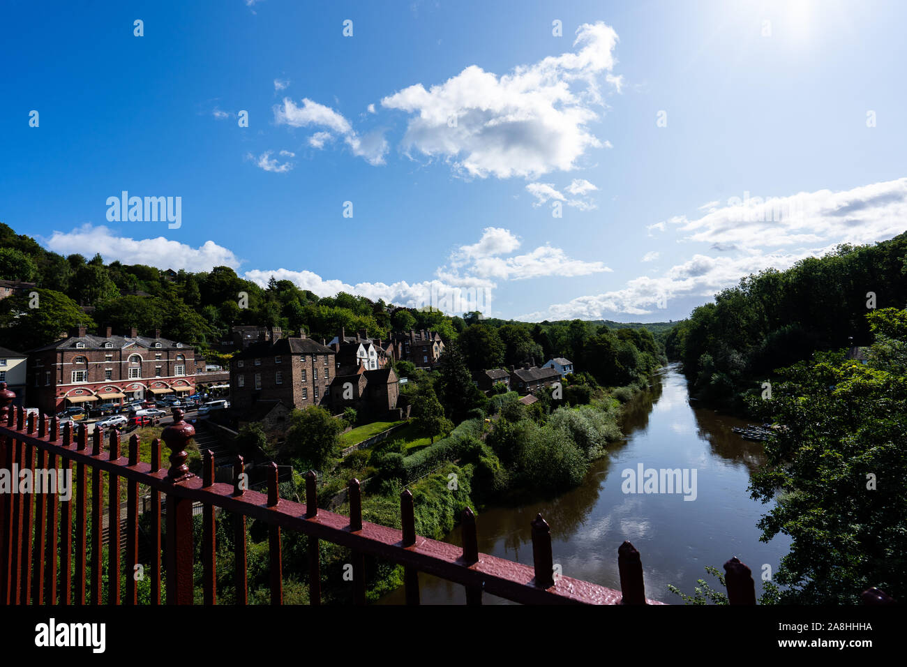 Views of the amazing Ironbridge, Iron bridge in Telford Shropshire ...