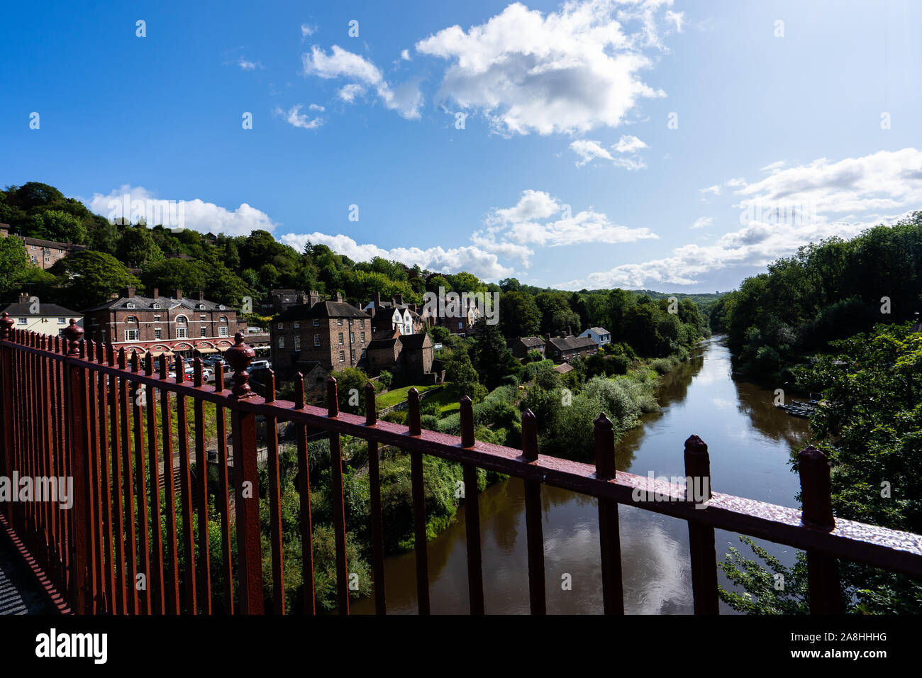 Views of the amazing Ironbridge, Iron bridge in Telford Shropshire ...
