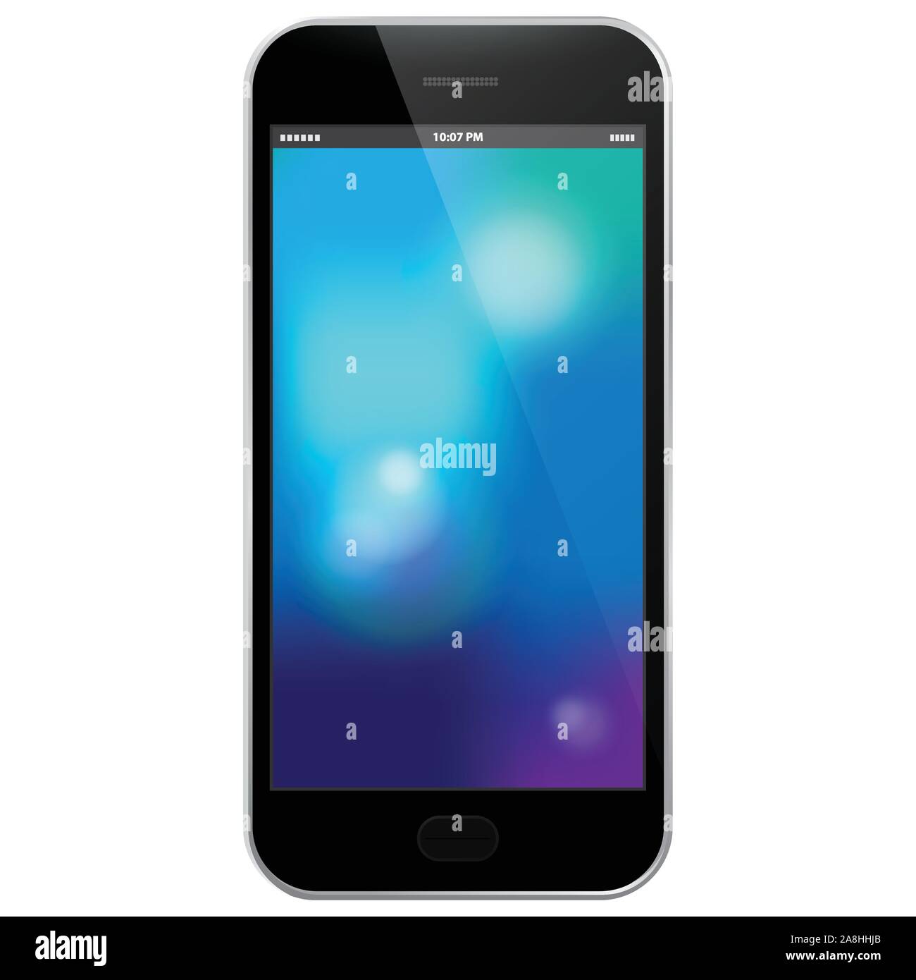 Mobile iphone 11 screen mockup Cut Out Stock Images & Pictures - Alamy