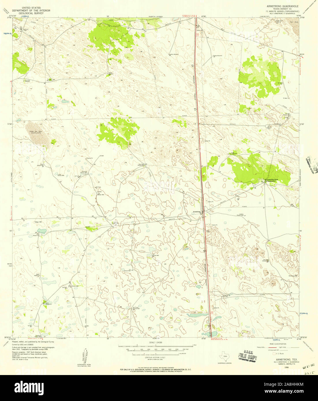 Armstrong texas map hi-res stock photography and images - Alamy