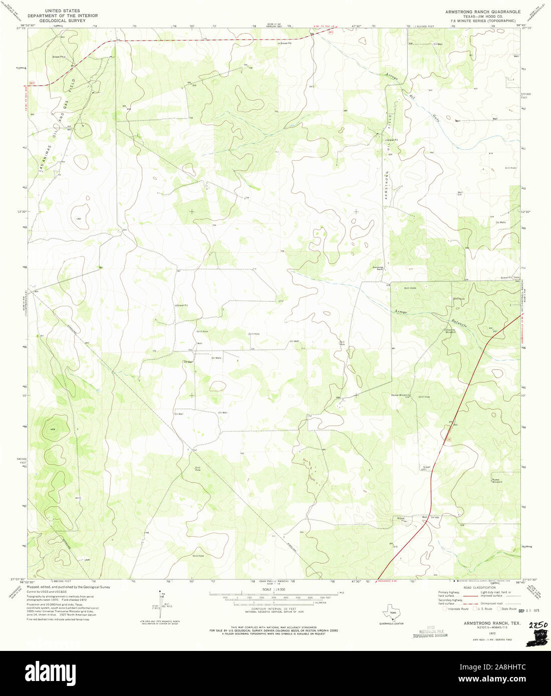 Armstrong texas map hi-res stock photography and images - Alamy