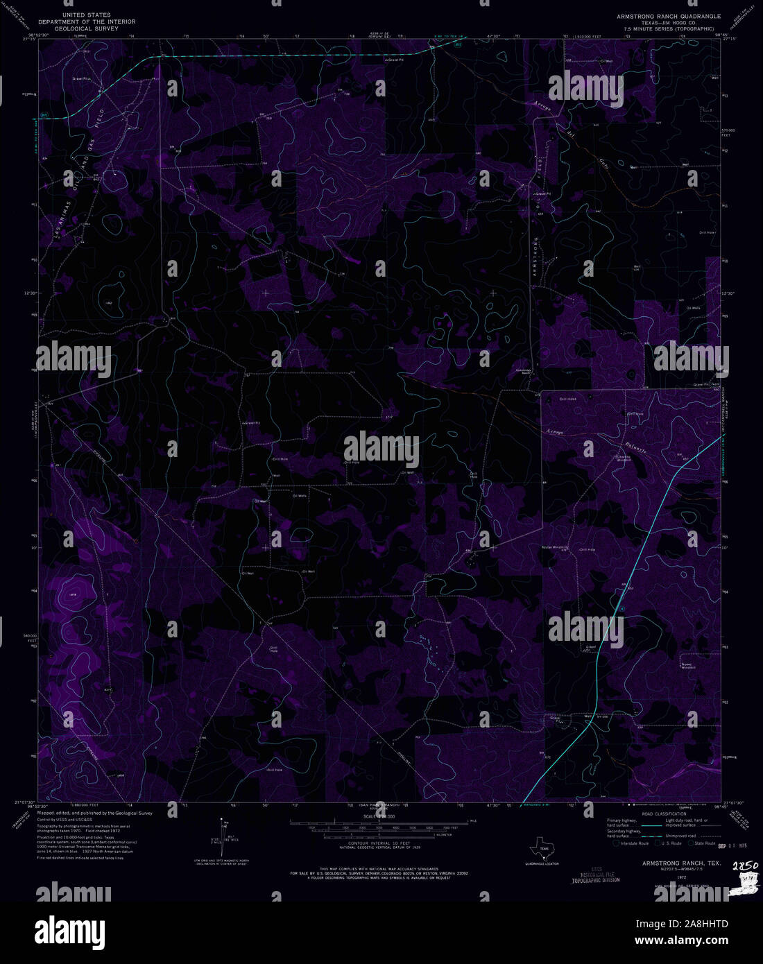 Armstrong texas map hi-res stock photography and images - Alamy