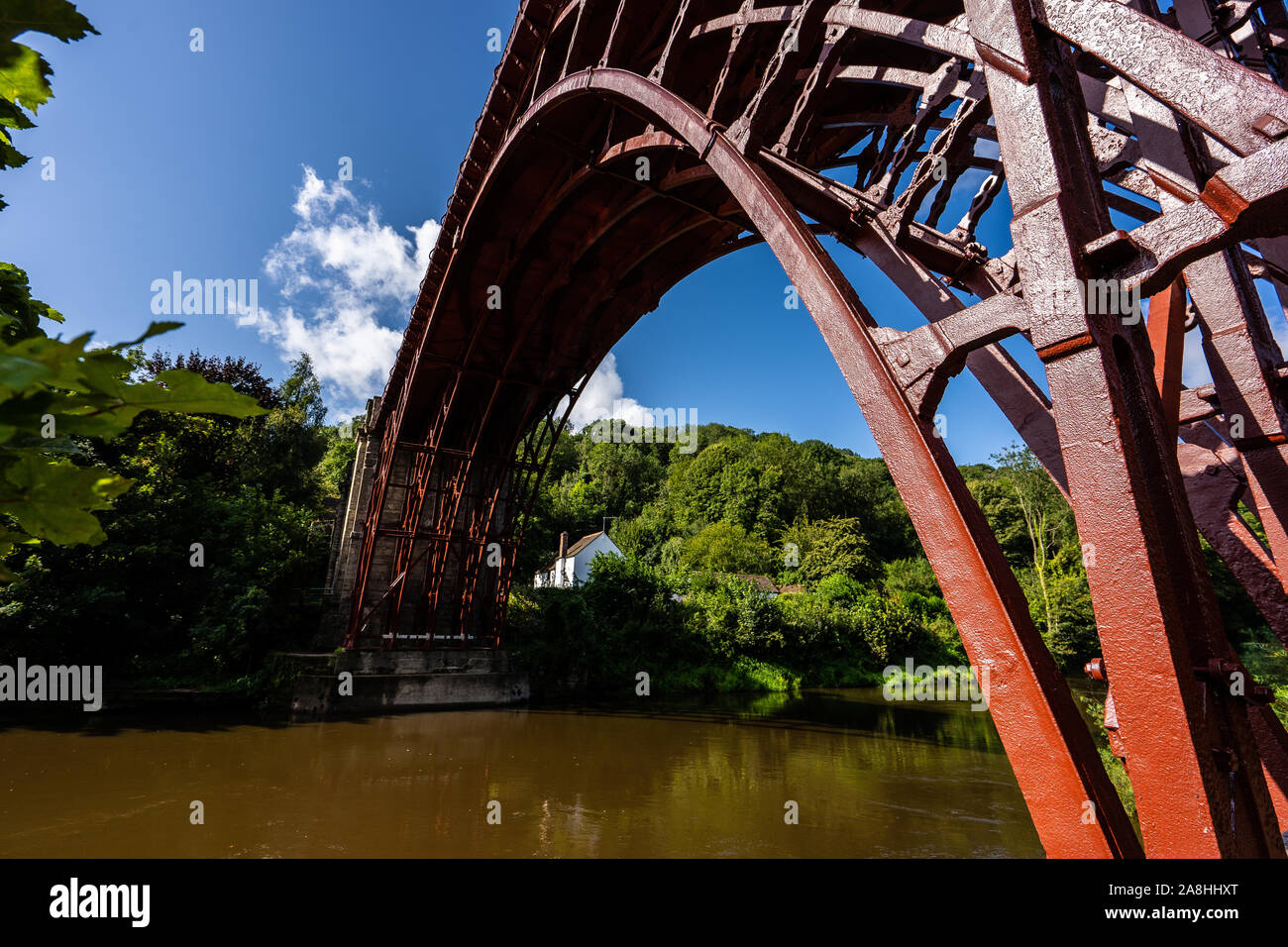 Views of the amazing Ironbridge, Iron bridge in Telford Shropshire ...