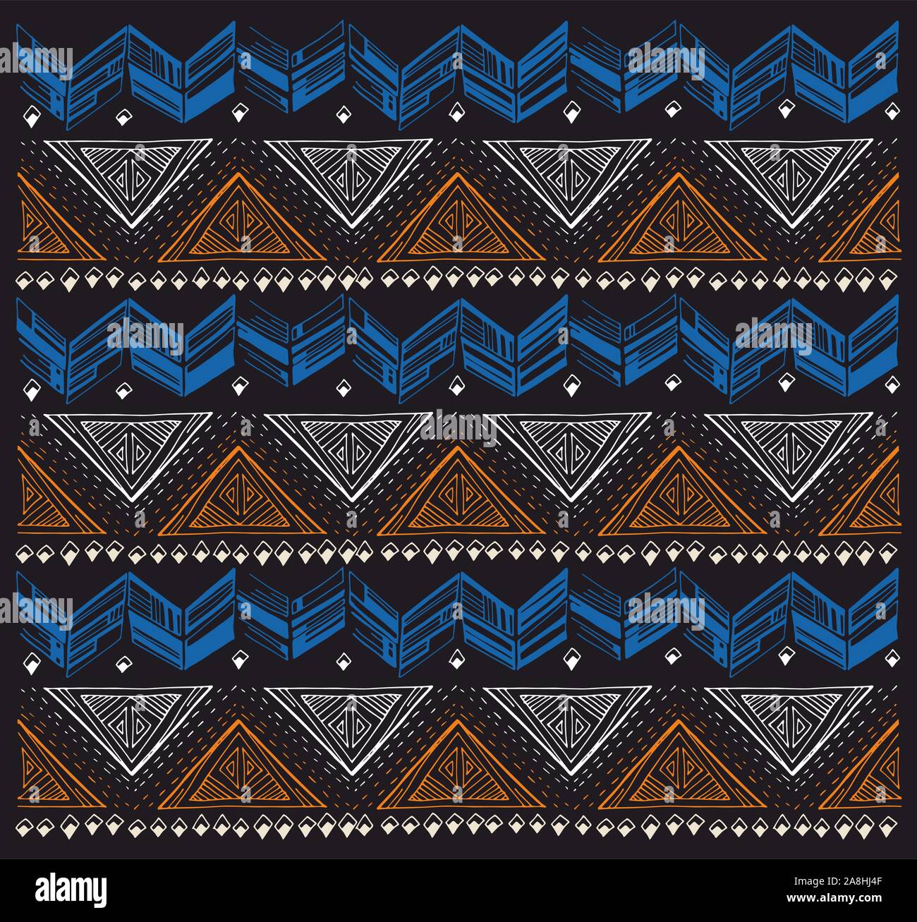 Tribal Print Pattern Wallpaper