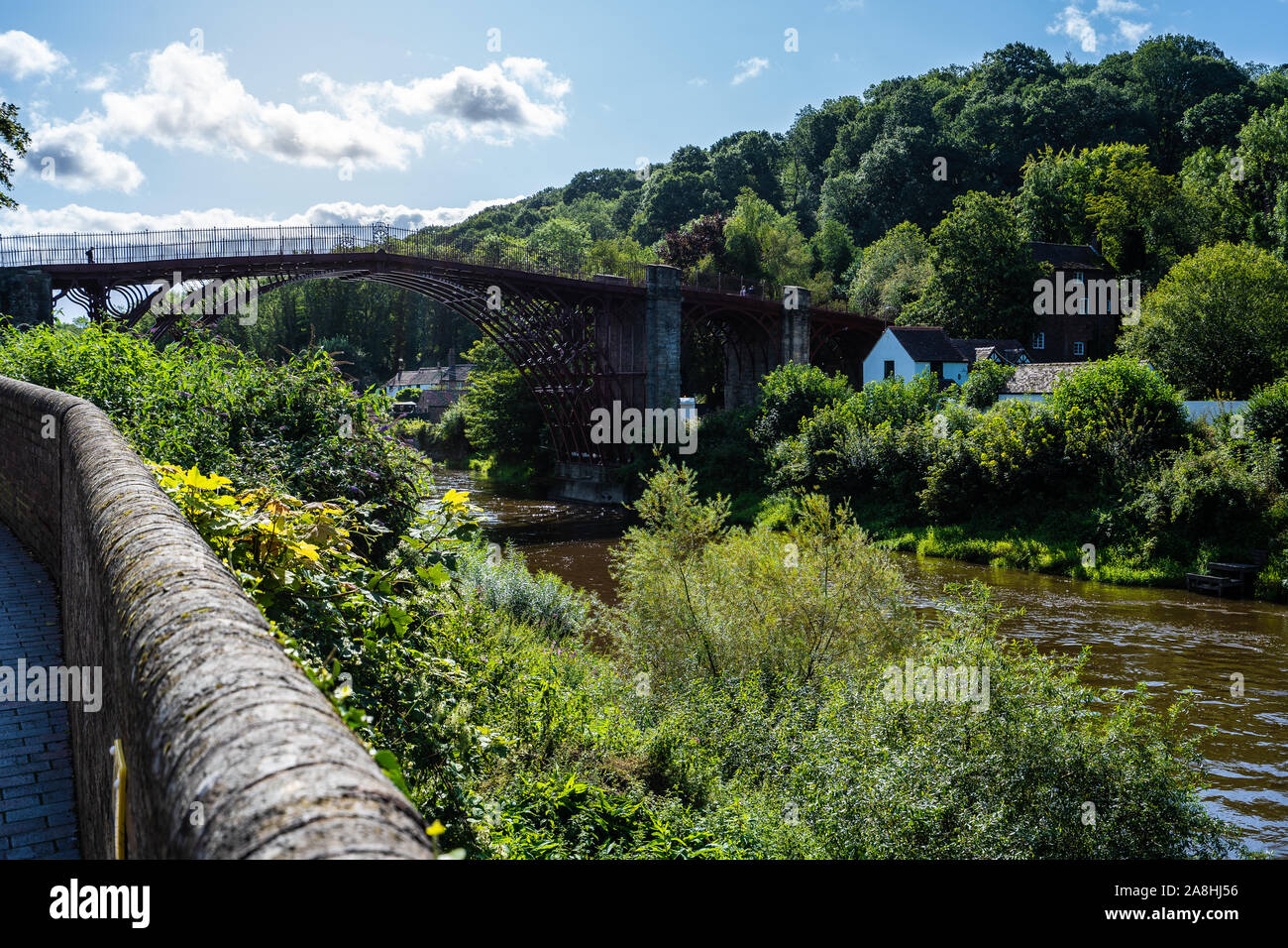 Views of the amazing Ironbridge, Iron bridge in Telford Shropshire ...