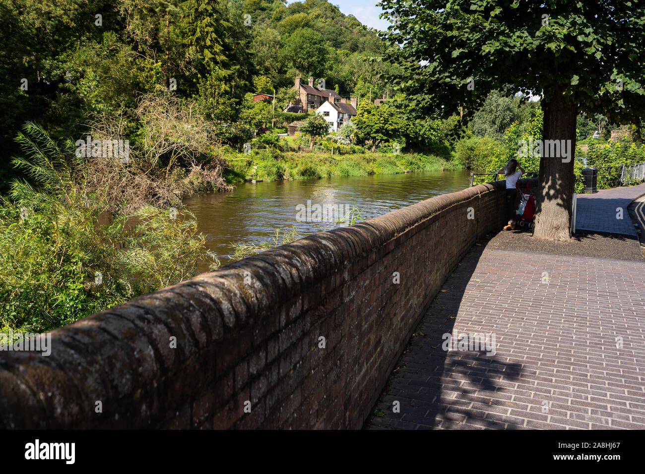 A view of the beautiful river Severn located by the world famous ...