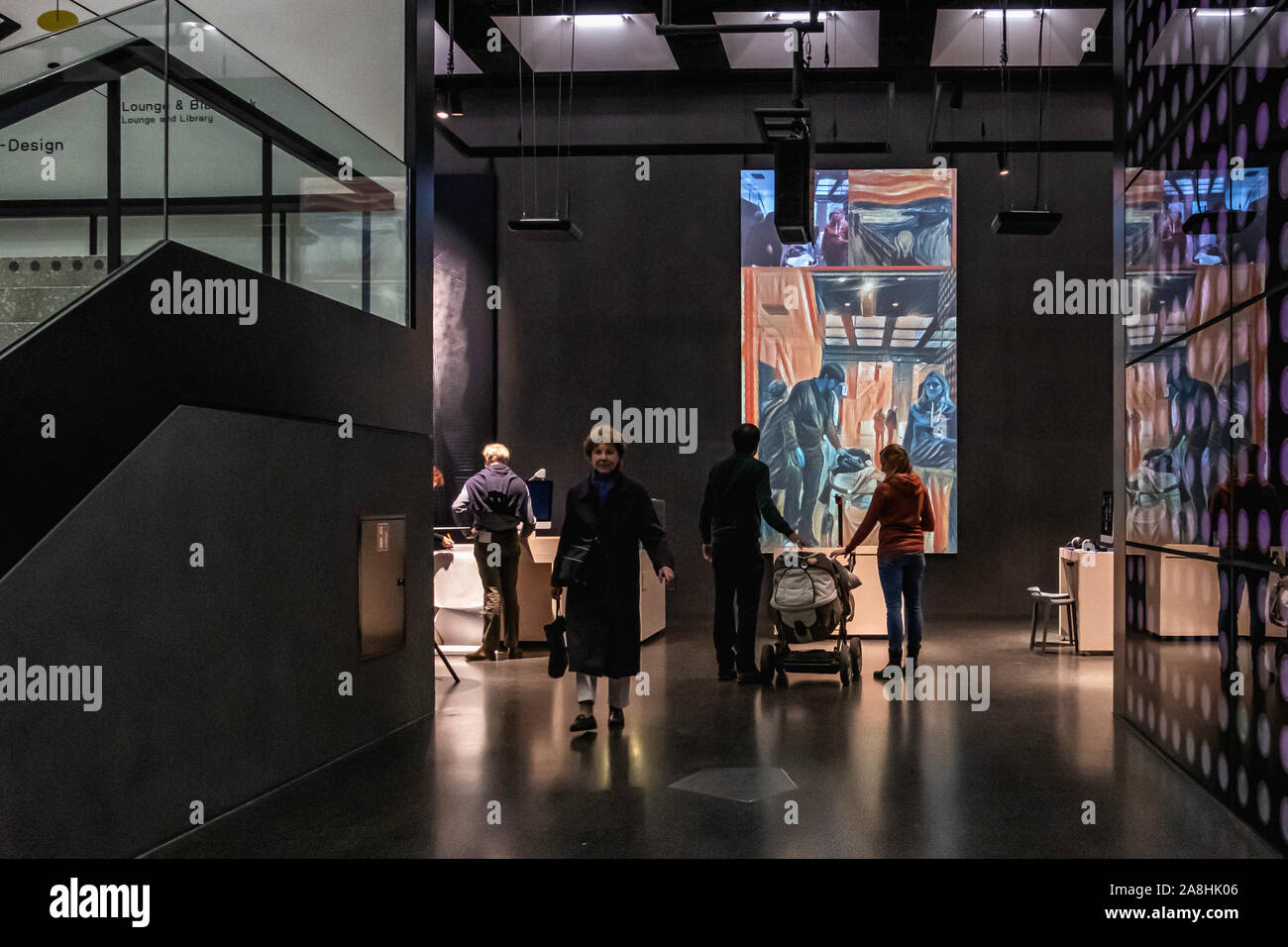 The Futurium, Mitte, Berlin. 9th November 2019.The Falling Walls final ...