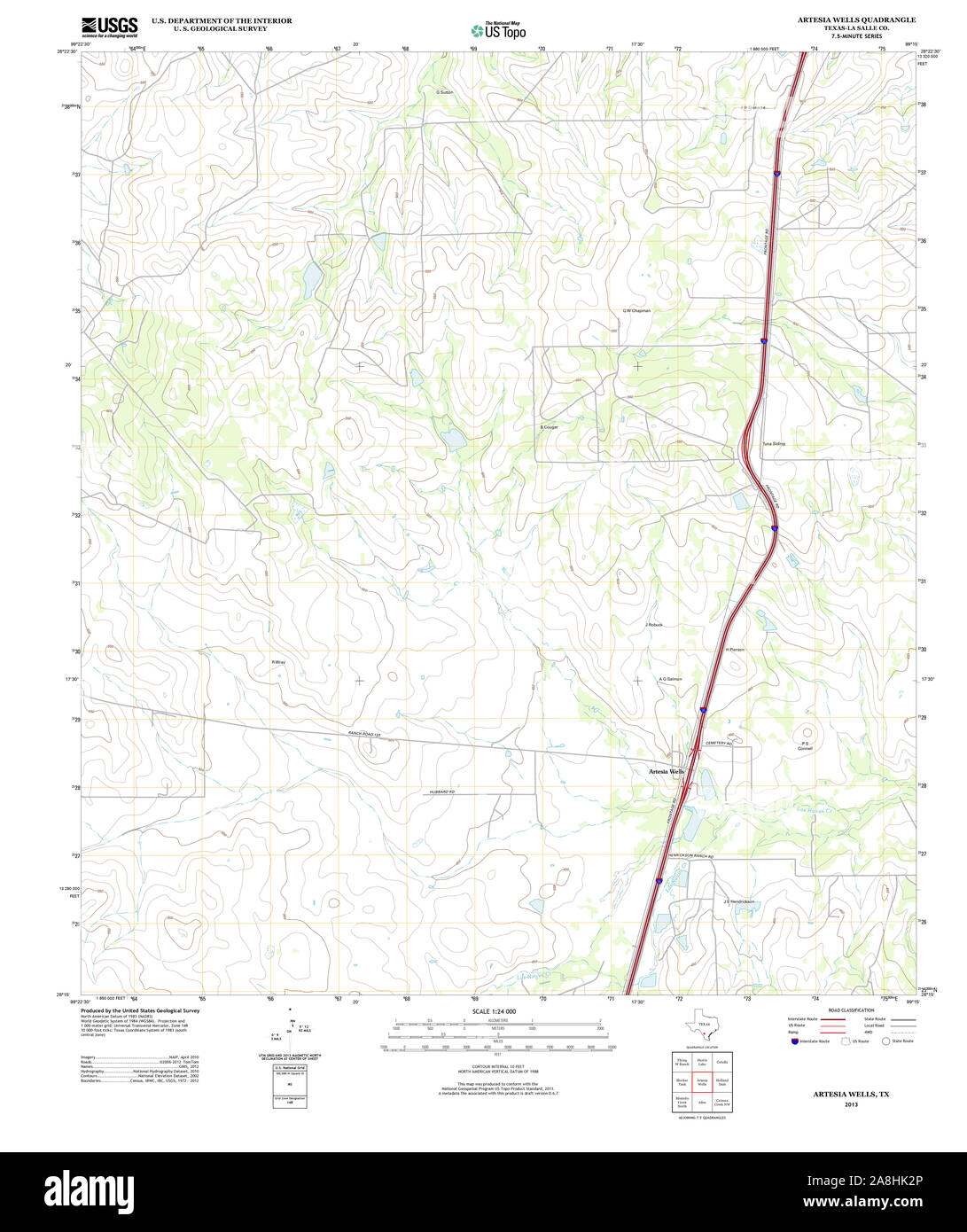 Map of artesia hi-res stock photography and images - Alamy