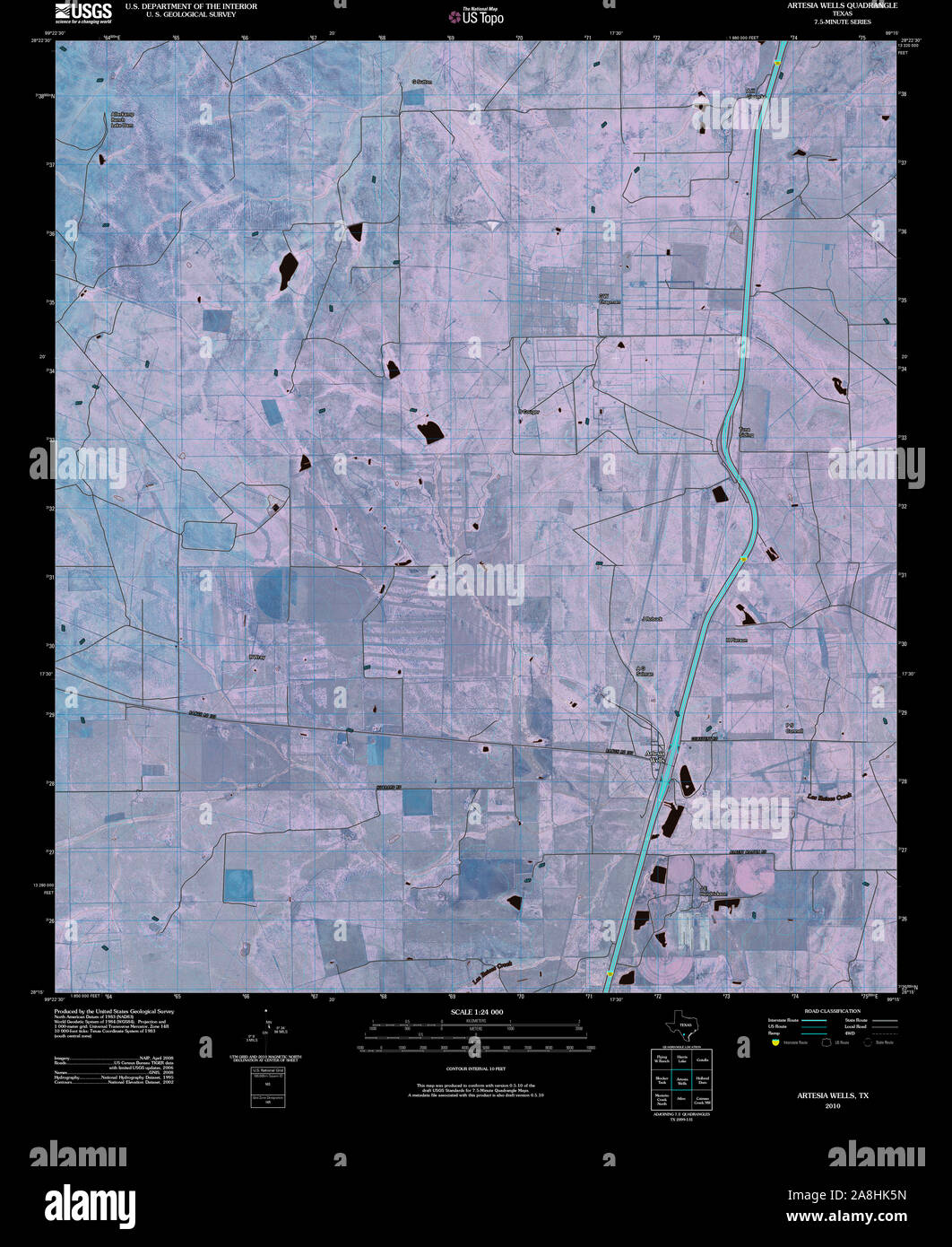 Map of artesia hi-res stock photography and images - Alamy
