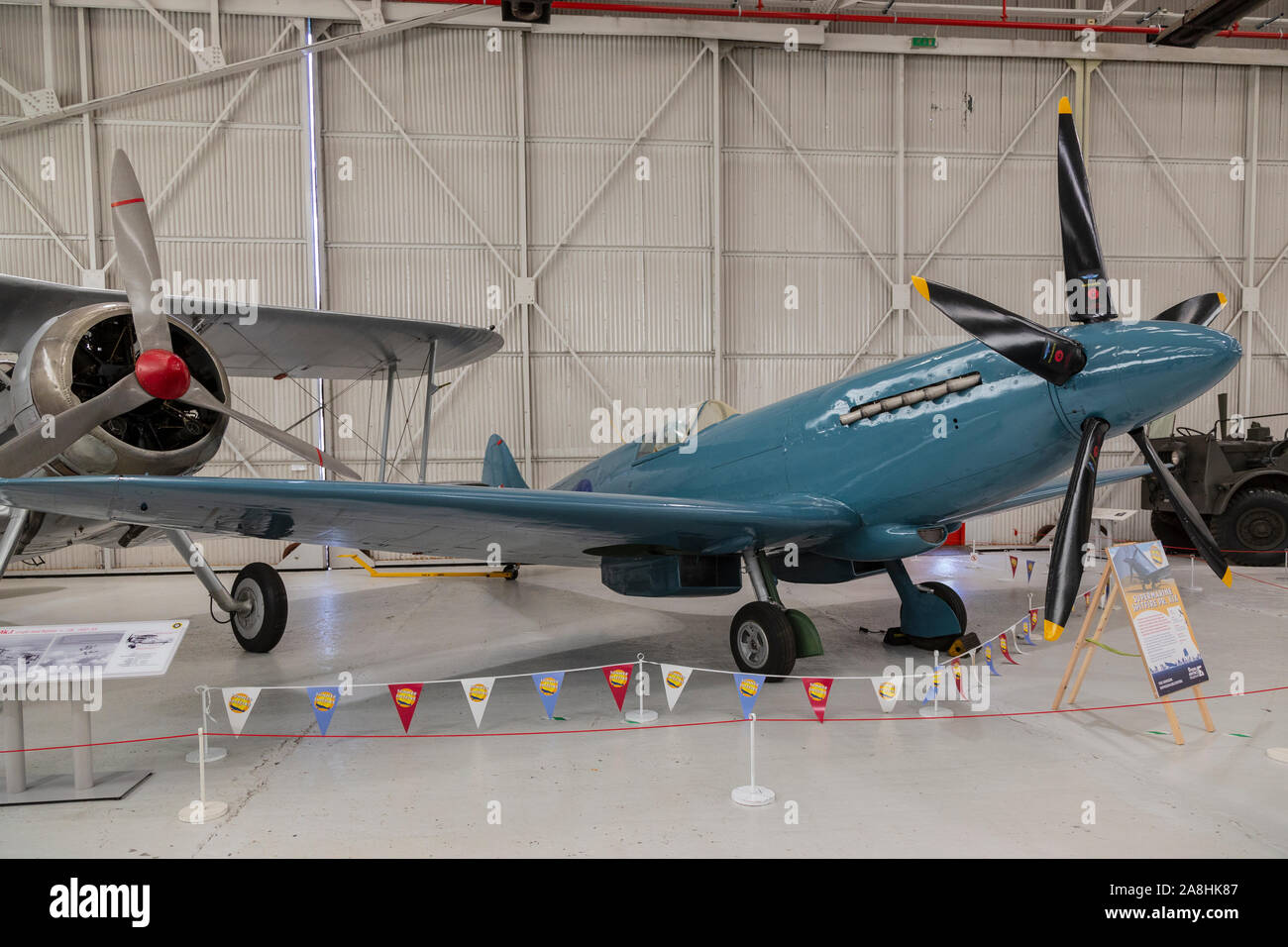 Supermarine Spitfire PR X1X on Display at RAF Museum Cosford Stock ...