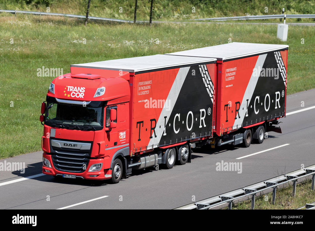 Tricor courier hi-res stock photography and images - Alamy