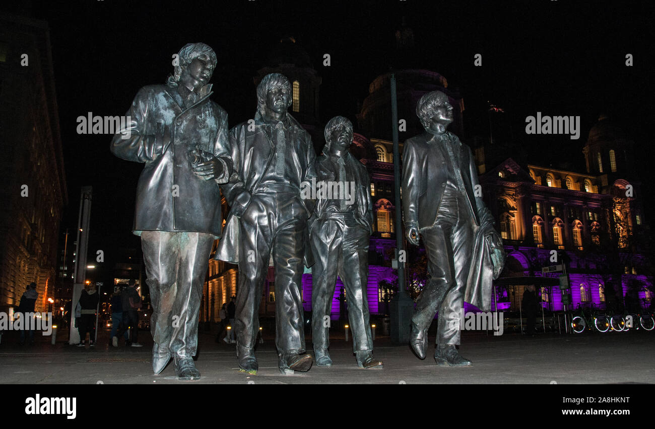 Around the UK - Merseyside - Liverpool - River of Light 2019 Stock ...