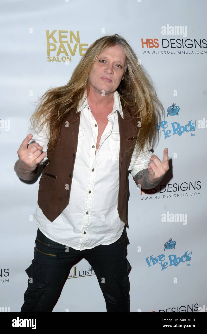 Hollywood, Ca. 8th Nov, 2019. Sebastian Bach at the Pop-Up Art Show by ...