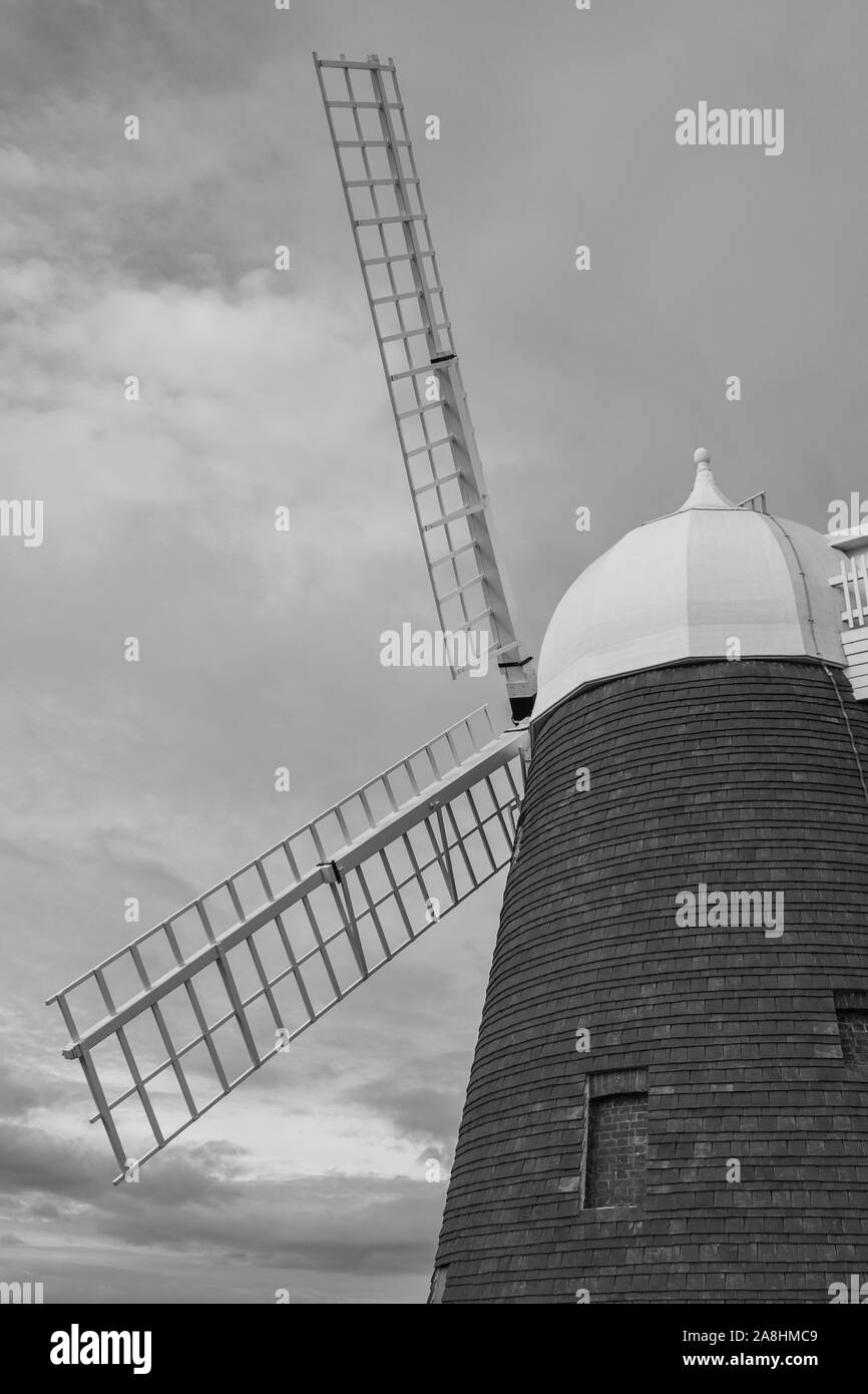 Halnaker windmill Black and White Stock Photos & Images - Alamy