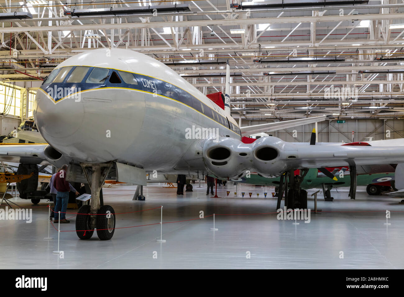 De Havilland Comet 1XB Displayed in BOAC Colours at RAF Cosford Stock ...