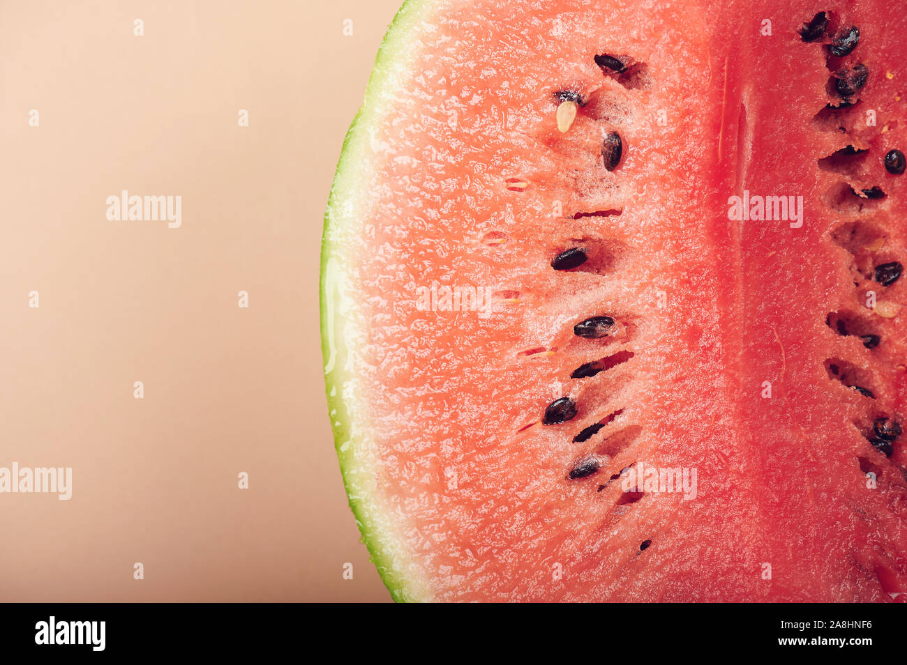 Watermelon fruit background. Fresh cut of sweet watermelon close up ...