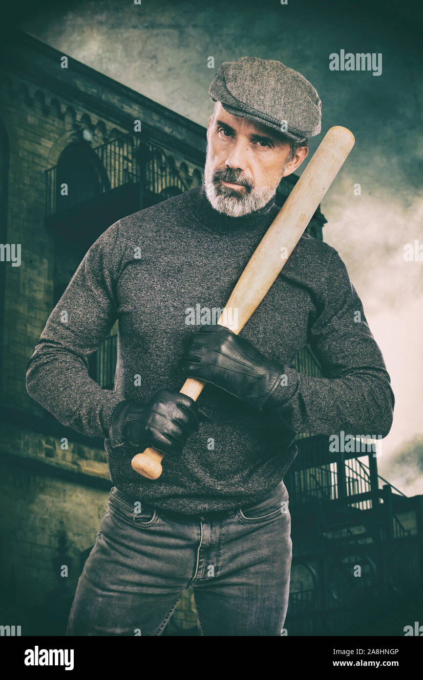 Gangster leather hi-res stock photography and images - Alamy