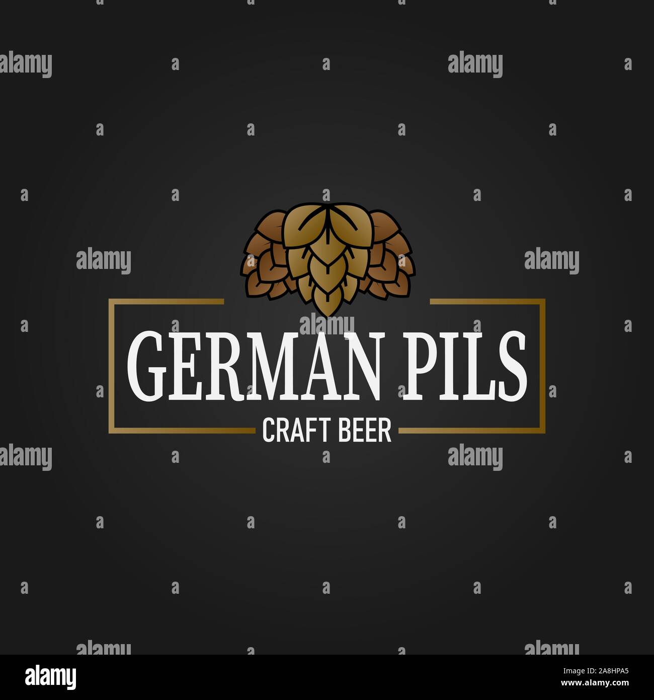 Pils logo Stock Vector Images - Alamy
