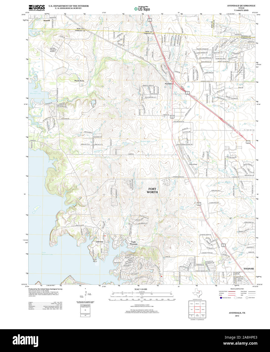 Avondale map hi-res stock photography and images - Alamy