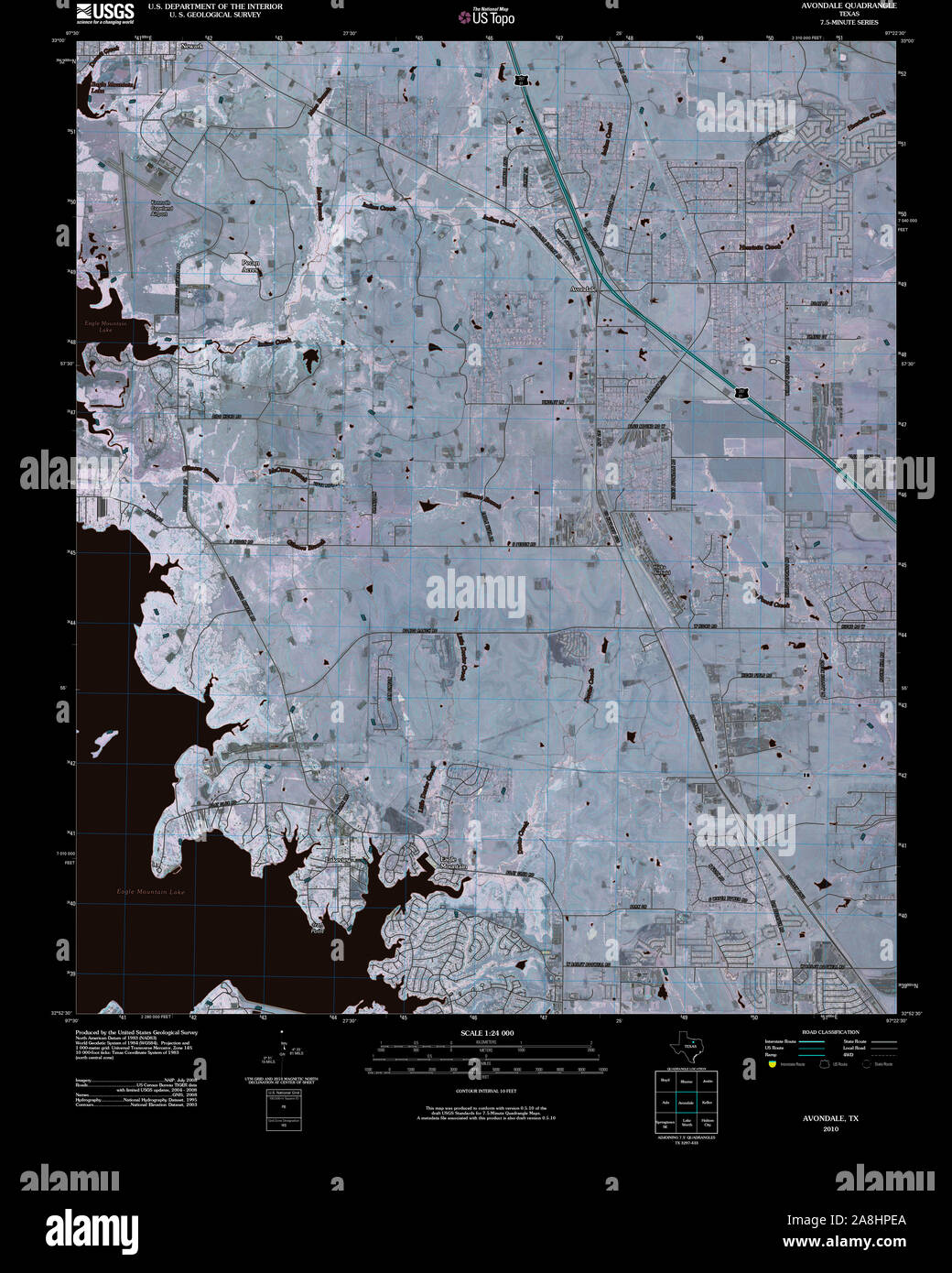 Avondale map hi-res stock photography and images - Alamy