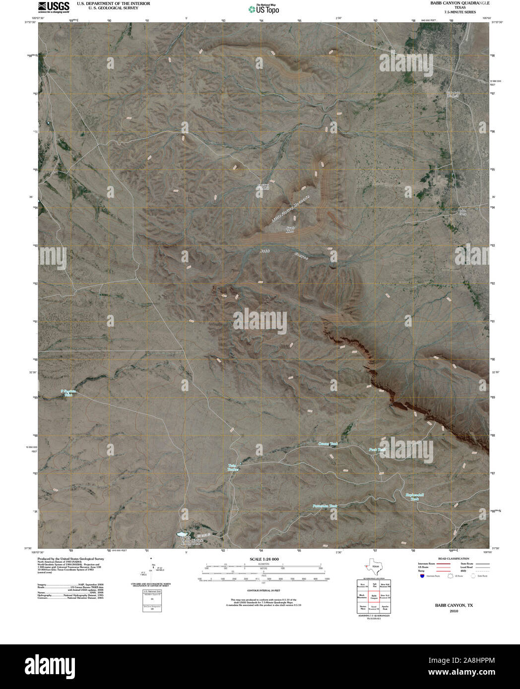 Canyon texas map hi-res stock photography and images - Alamy