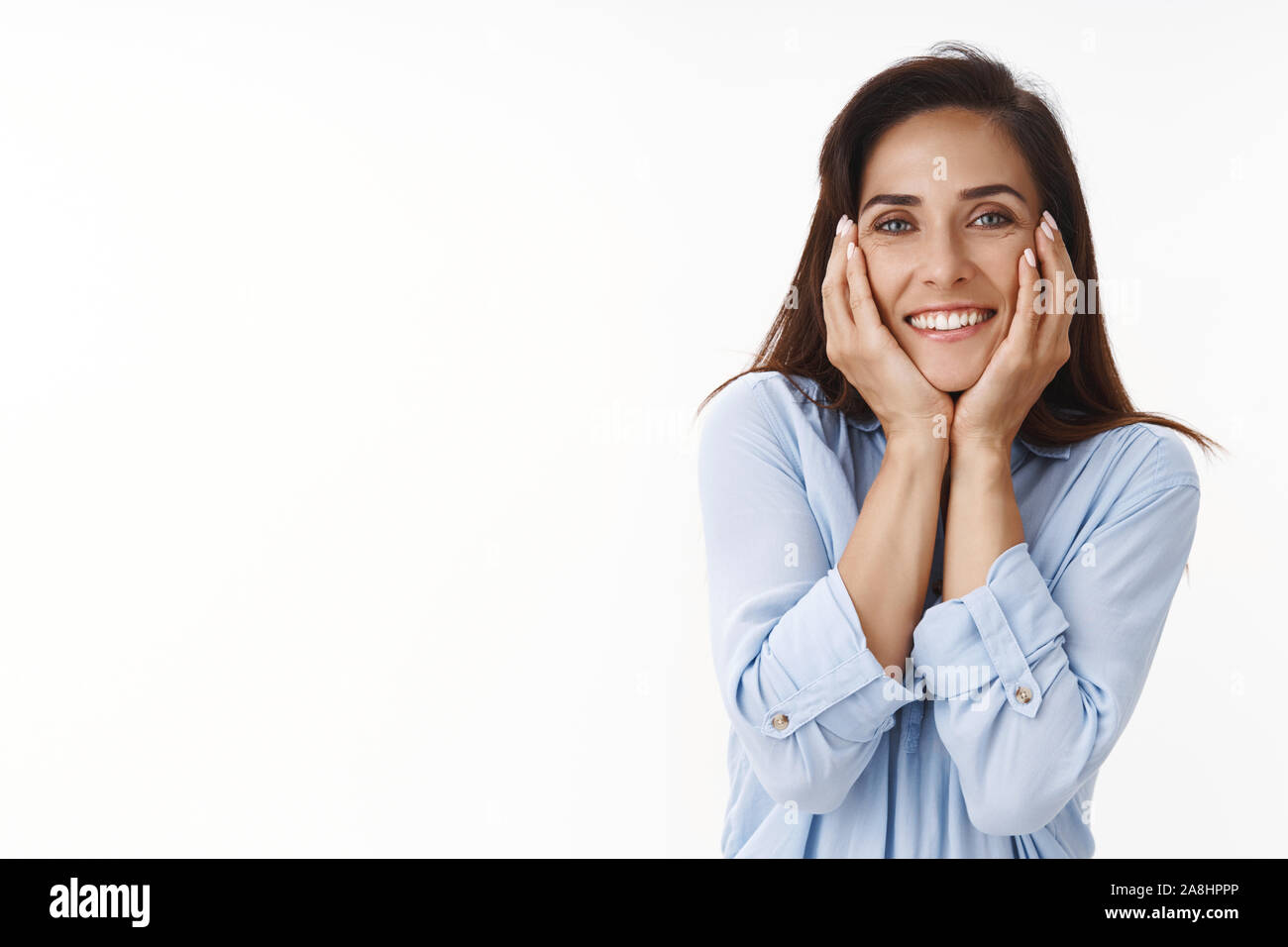 Sighing woman Cut Out Stock Images & Pictures - Alamy