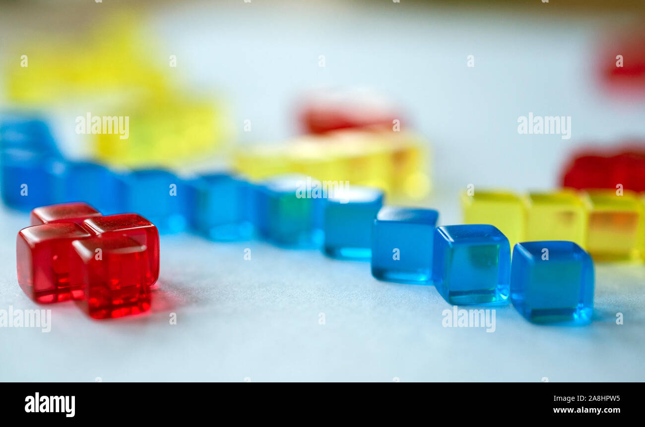 Building blocks illustrating concepts of design, construction, science ...