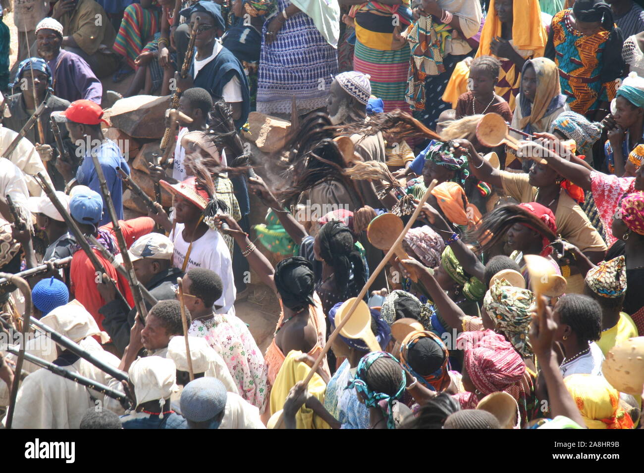 Dogon country : village of Kundu Dogomo - funeral of Amakana Dara Stock ...