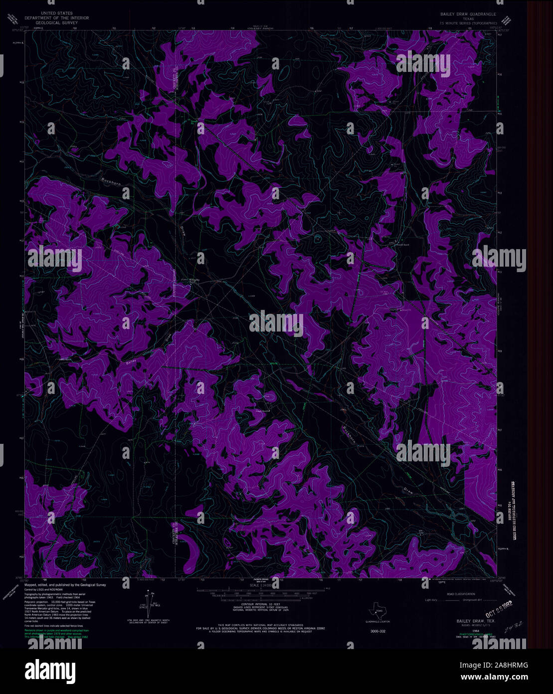 Bailey texas map hi-res stock photography and images - Alamy